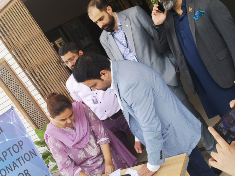 AFINITI Software Solutions Laptops Donation for Sharmeen Khan – Welcome ...